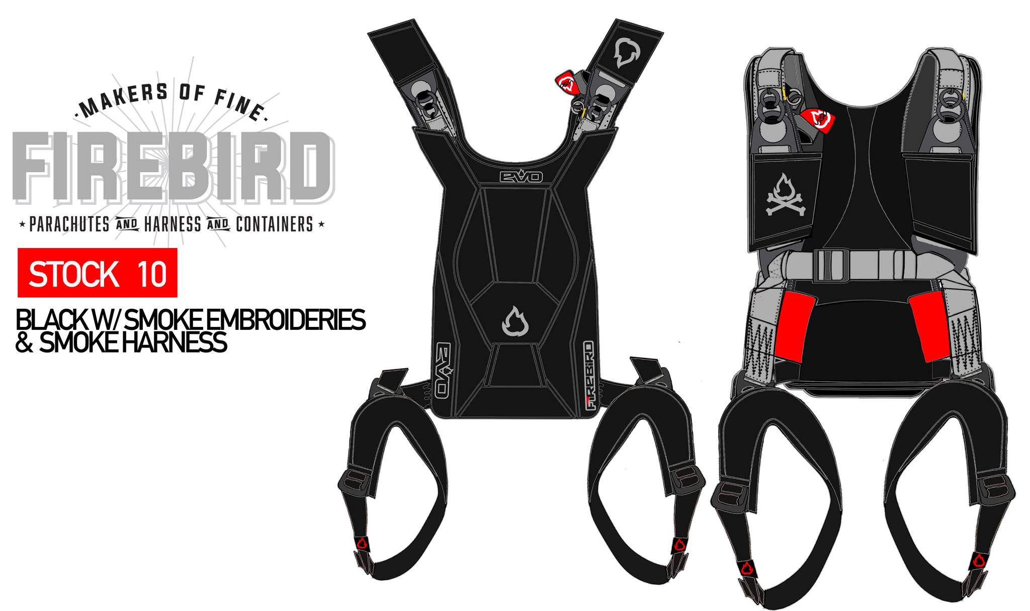 EVO STOCK DESIGN CONTAINERS – FIREBIRD SKYDIVING